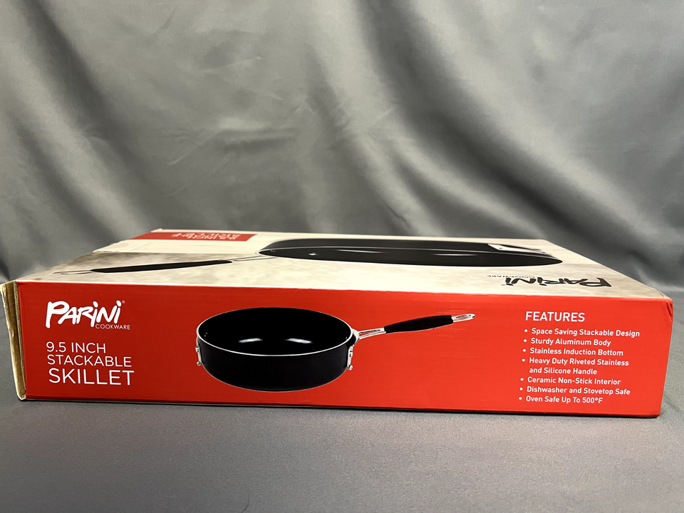 Parini 9.5 Inch Stackable Skillet Kitchen Cookware NEW IN BOX | eBay