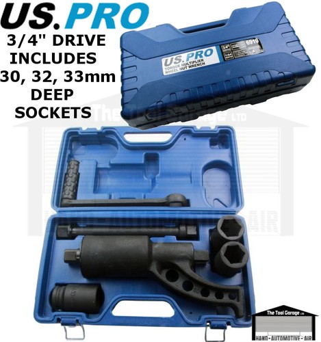 US Pro Tools HGV Truck Torque Multiplier 3/4" Dr Wheel Nut Wrench ...