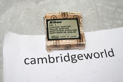 NIKON DK-1 EYEPIECE ADAPTER GENUINE NIKON BRAND NEW OLD STOCK in NIKON ...