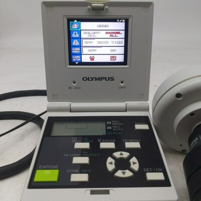 Olympus DP12 Digital Microscope Camera and Controller. Tested for Power ...