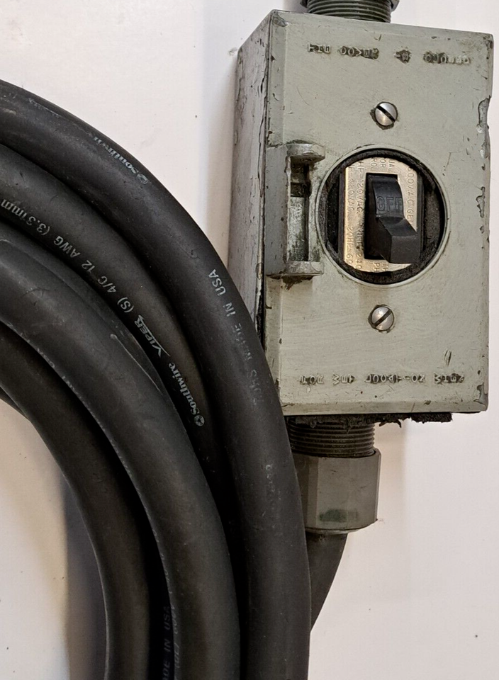 SOUTHWIRE VIPER 29' WELDING CABLE W/LEVINTON M-F CONNECTORS 4/C 12 AWG ...