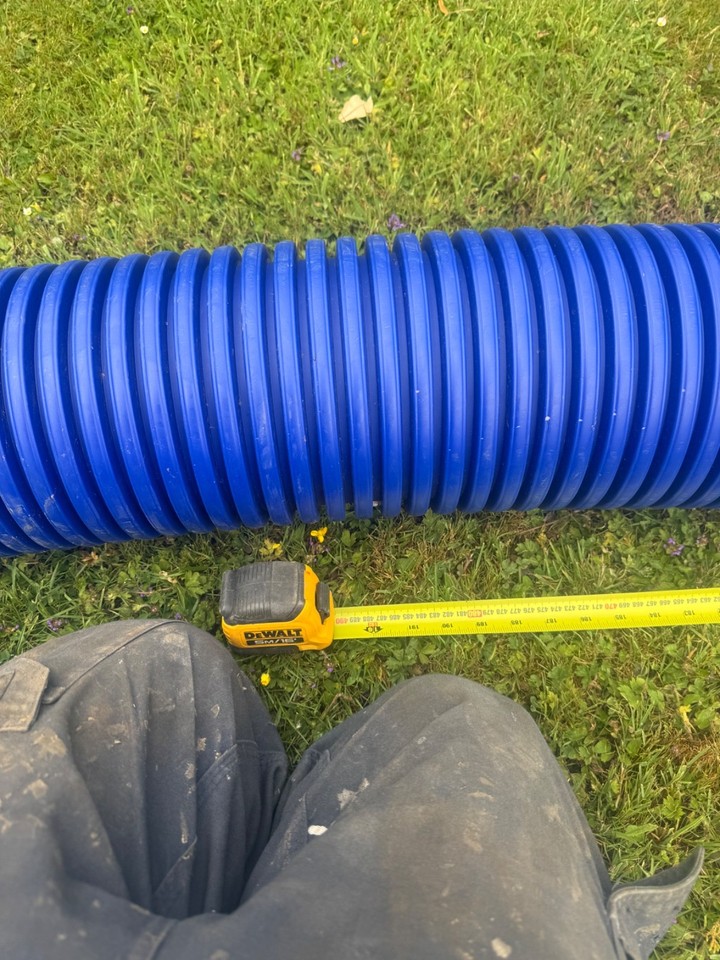 PRE INSULATED UNDERGROUND PIPE DUO / TWIN PIPE 50/50 200mm x 6 Metres ...