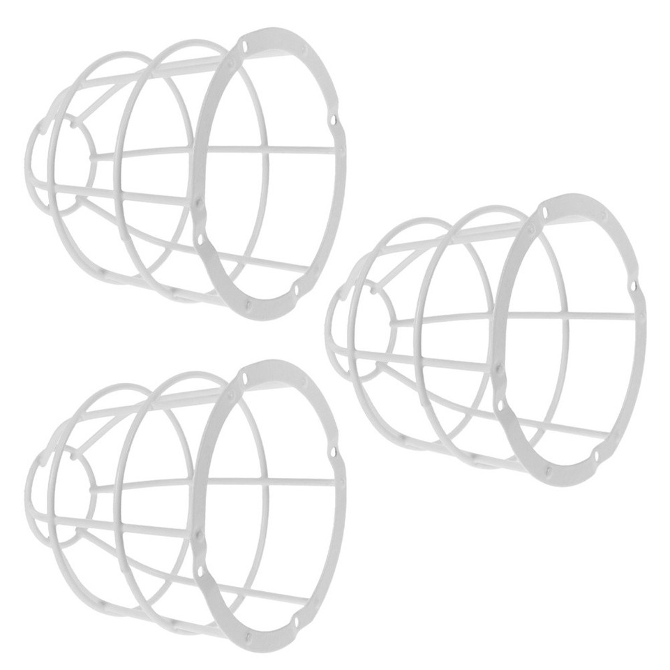 3 PCS Signal Light Grille Emergency Lamp Guard Cover Protective Net ...