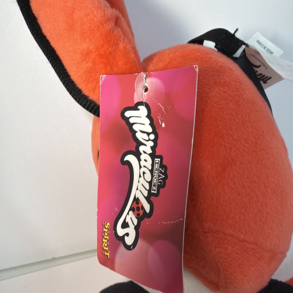 NEW NWT 12" Miraculous Ladybug Rena Rouges FOX Plush Stuffed Spirit ...
