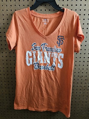 SF San Francisco Giants V Neck Womens Shirt Genuine MLB Merch Size ...