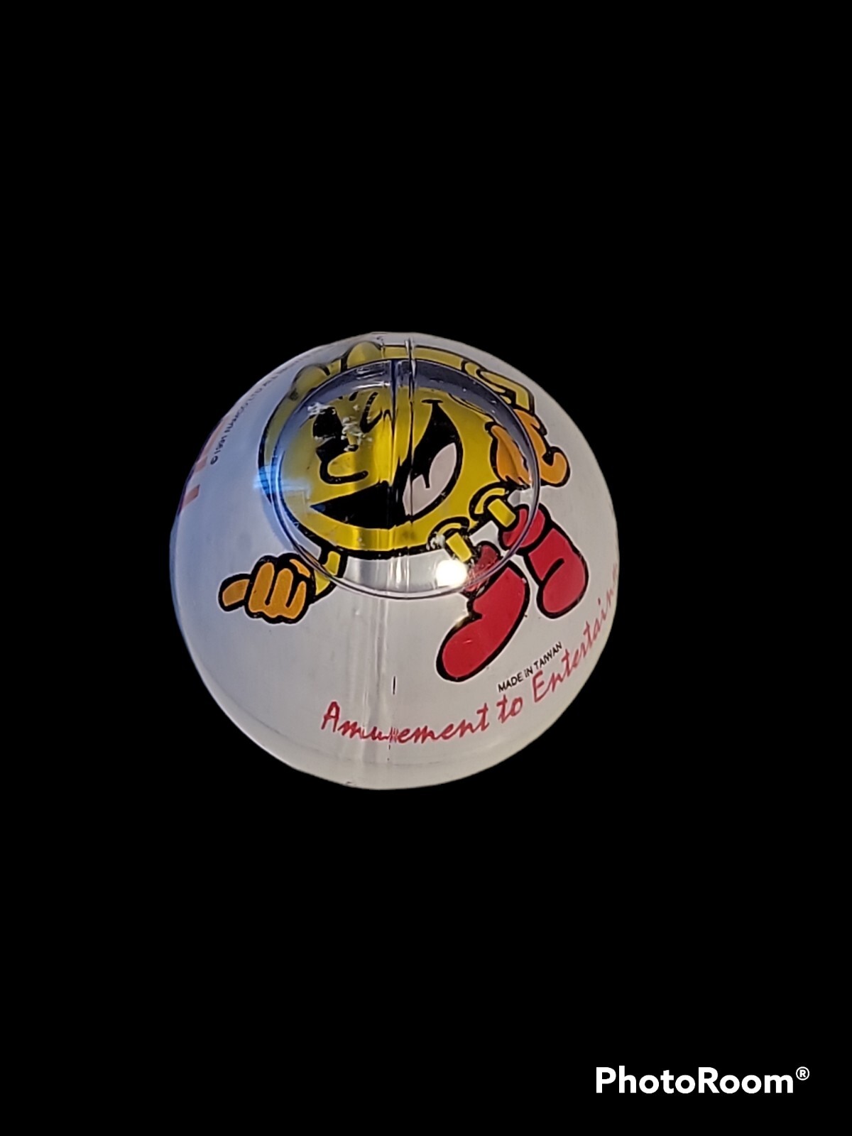 Pac-Man Ball Glide Ball Plastic Vintage 1991 Floating Slider RARE ...