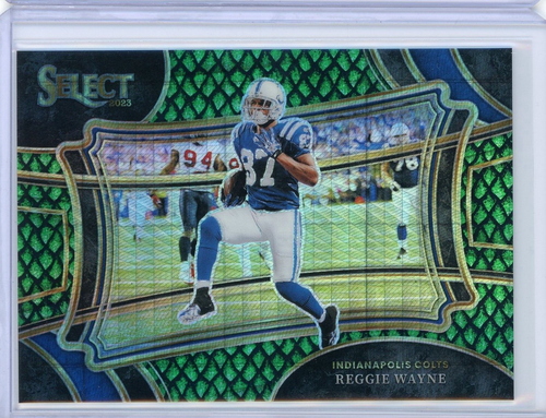 Reggie Wayne Select 2023 Field Level Dragon Scales Prizm /70 #342 Colts ...