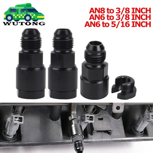 LS Swap EFI Fuel Rail Adapter Fittings Feed Return AN6 AN8 4.8 5.3 6.0 ...