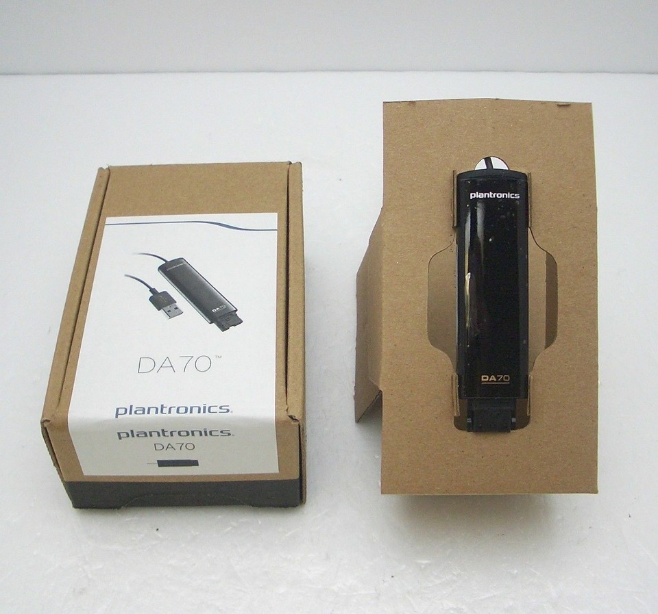 PLANTRONICS 201851-01 DA70 USB DIGITAL ADAPTER for QD Headset to ...