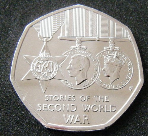 2025 STORIES OF THE SECOND WORLD WAR GB 50p FIFTY PENCE COIN BU - IN ...