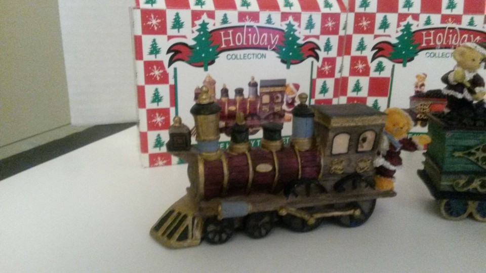 Vintage, Holiday Collection, Ceramic Christmas Train, 5 pieces | eBay