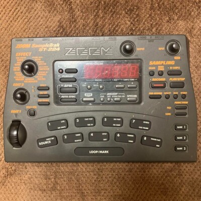 ZOOM ST-224 SampleTrak Sampler Effector Groove Machine ST224 Used From ...