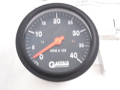New Gaffrig Livorsi Alternator Tachometer 4K 4000 Rpm Gauge | eBay