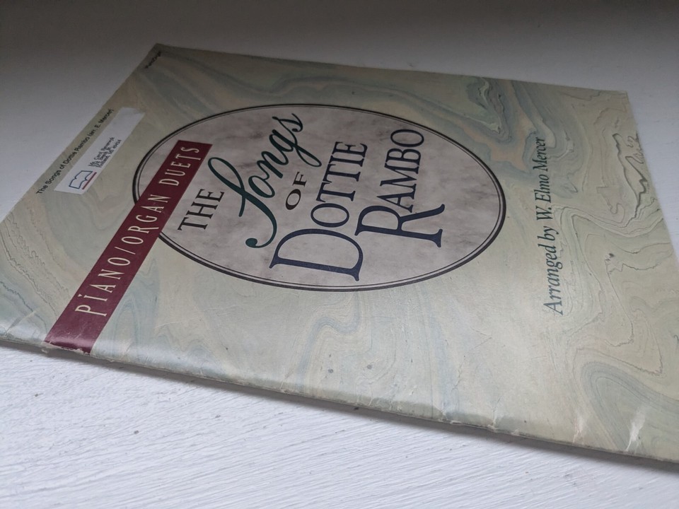 Piano Organ Duets Dottie Rambo - Arranged By Elmo Marcer Songbook | eBay