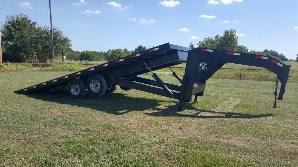Kerr-Bilt 24' Gooseneck Hydraulic Tilt / Container Trailer | eBay