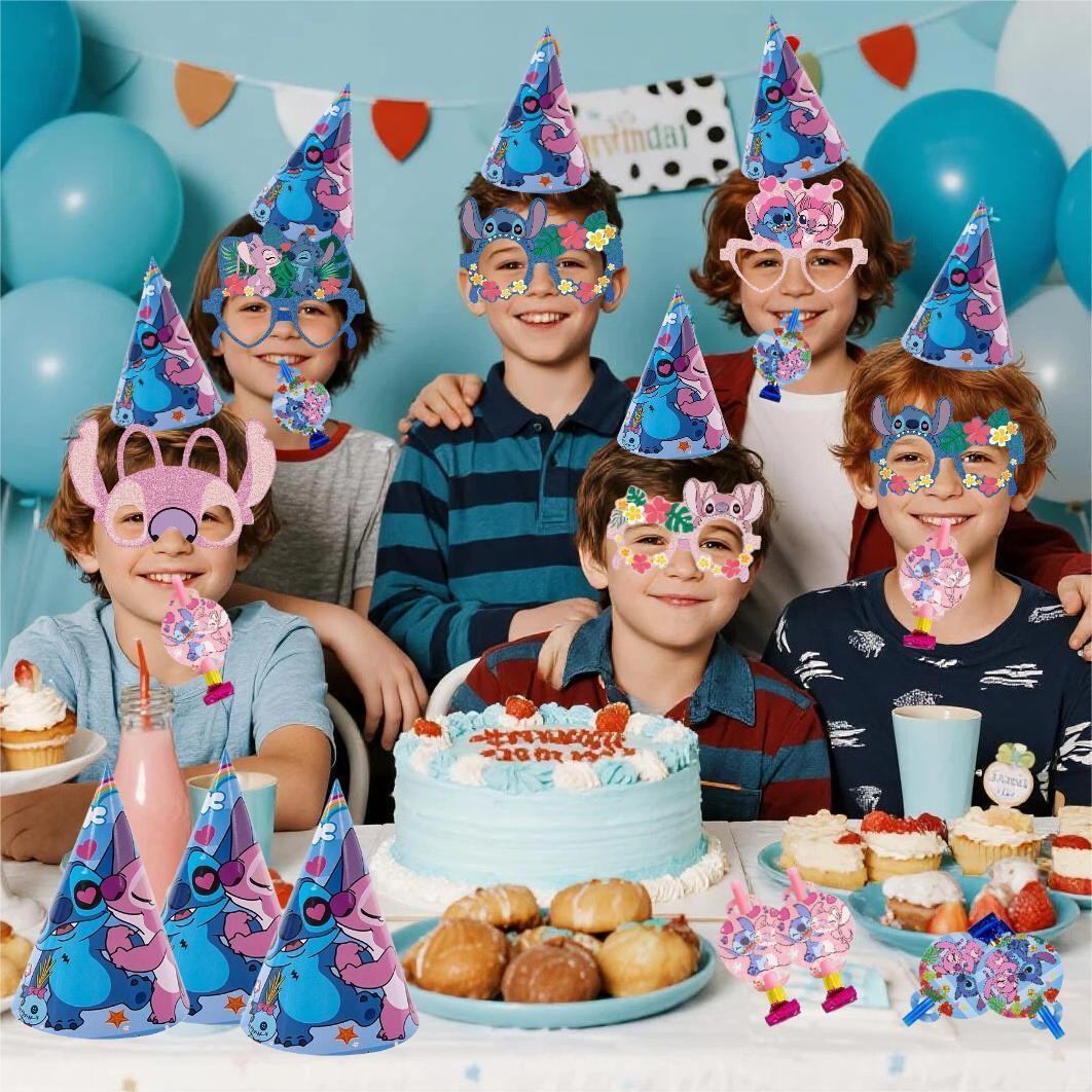 Stitch Birthday Party Decoration Stitch Party Supplies Blow Outs Hat ...