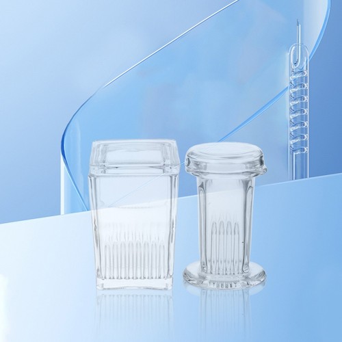 2 Pcs Lab Staining Jar Laboratory Glassware Slide Canister Holder | eBay UK