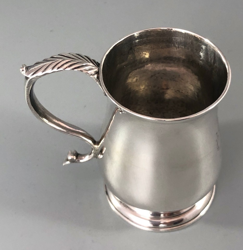 George III SIlver Mug Benjamin Bickerton London 1763 103g ABZX | eBay