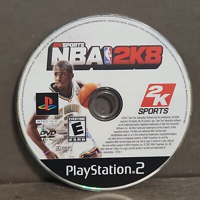 NBA 2K8 PlayStation 2 PS2 Disc | eBay