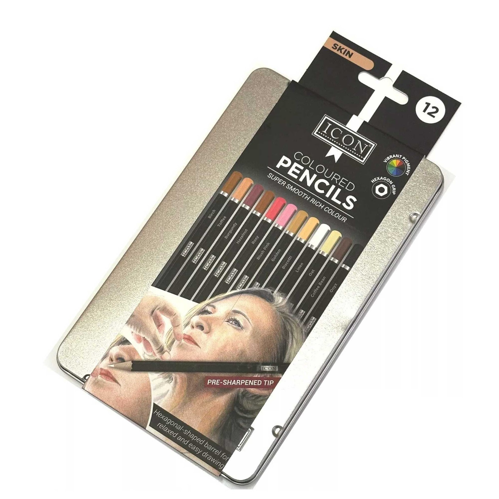 Professional Colouring Pencils Drawing Colouring Skin Tone Shade Artist ...