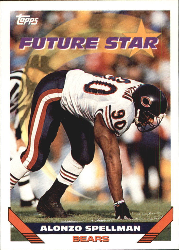 1993 Topps Football Card #122 Alonzo Spellman | eBay