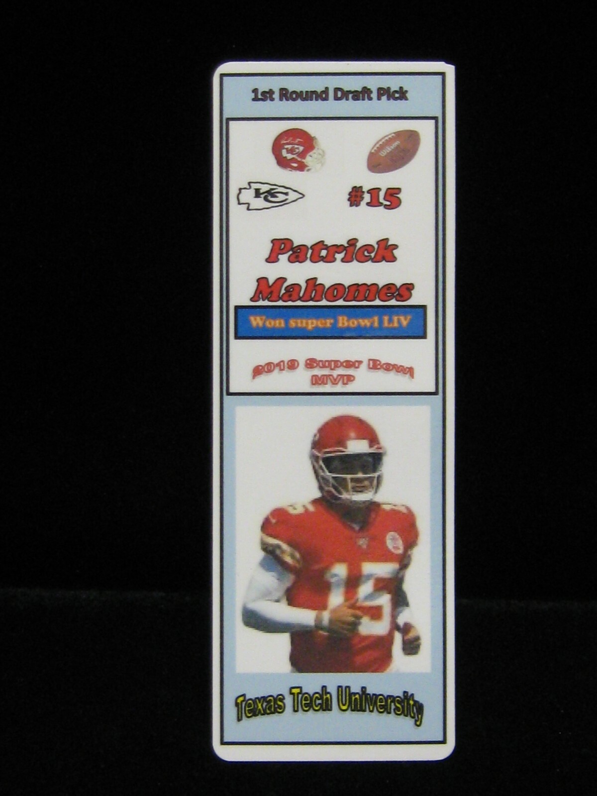 2020 Patrick Mahomes Kansas City Chiefs Bookmark (G) | eBay