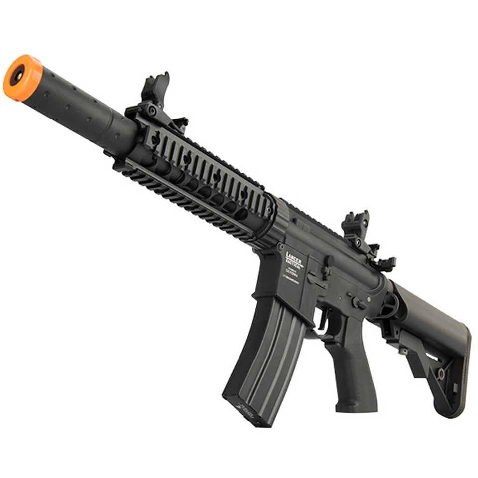 Lancer Tactical ProLine Series Full Metal M4 SD 7" RIS AEG Airsoft ...