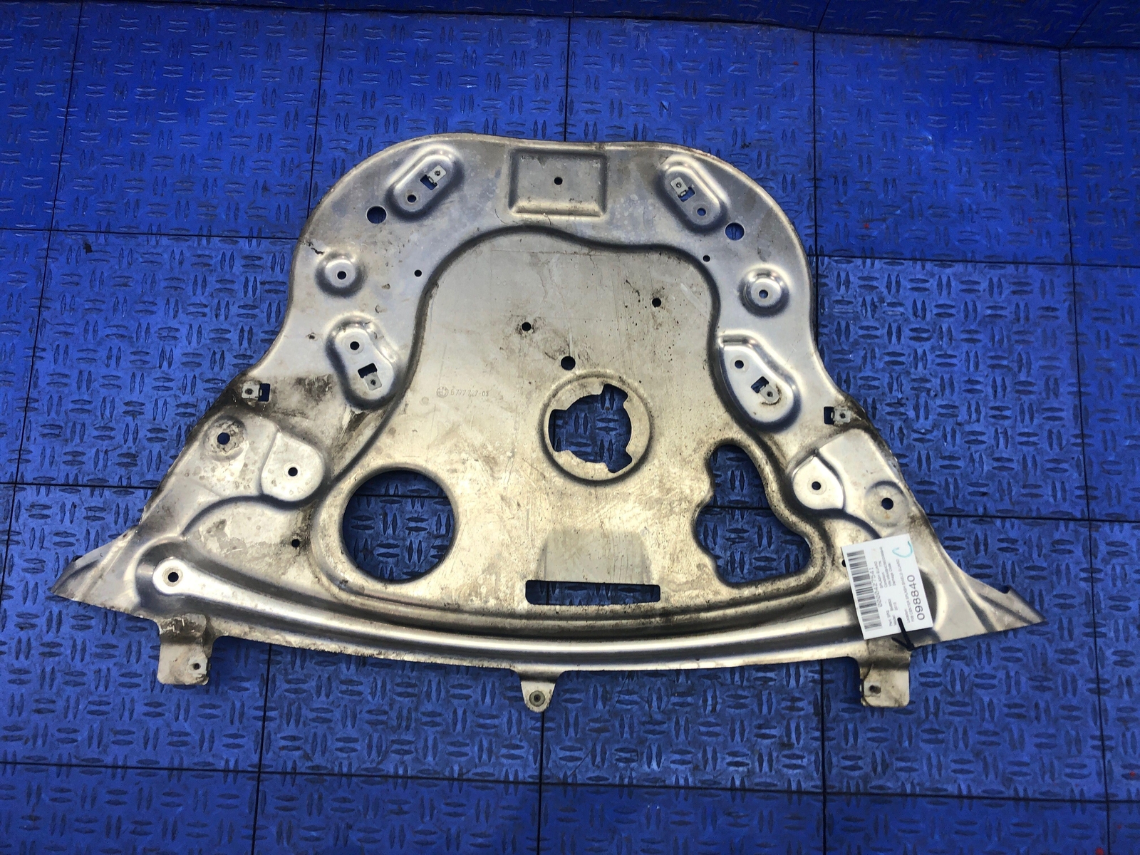 2012-2018 BMW 650I F06 CENTER SPLASH SHIELD GUARD SKID PLATE 6777727 ...