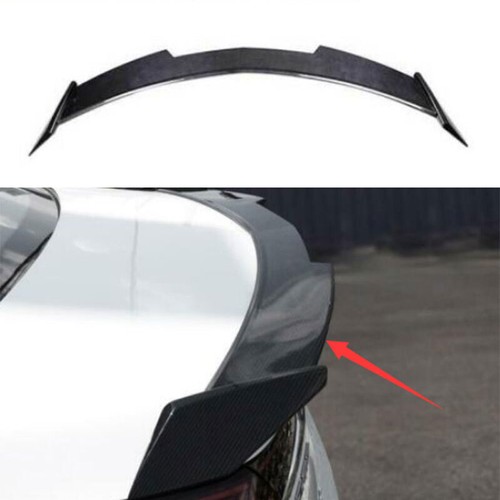 Carbon Fiber V Rear Spoiler Tail Trunk Lip Wing Bar 1X For Cadillac CT6 ...