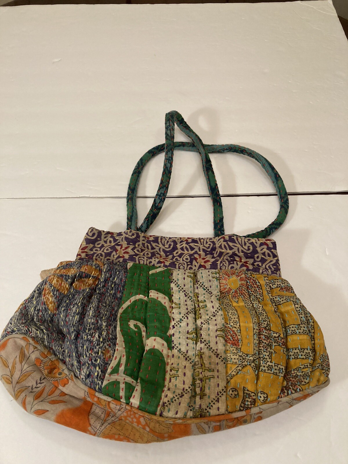 patchwork style hobo bag - Gem