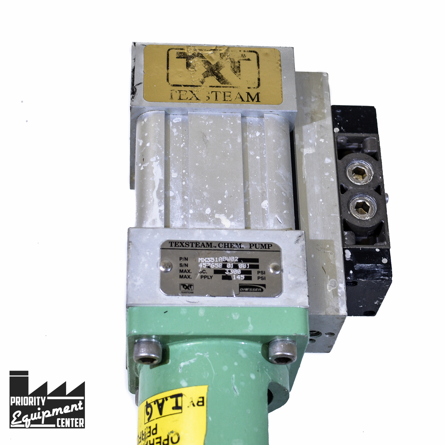 Texsteam Gas/Pneumatic Driven Chemical Injection Pump MX351ABW02 GE Oil ...