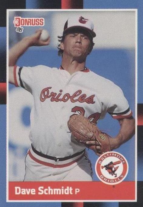 1988 Donruss - Dave Schmidt #371 Solid Blue Upper Right Corner for sale ...