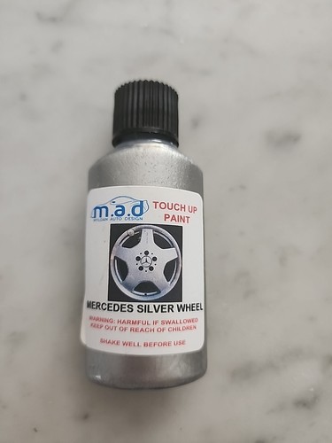 Mercedes Standard German Silver Alloy Wheel Touch Up Kit Repair Paint ...