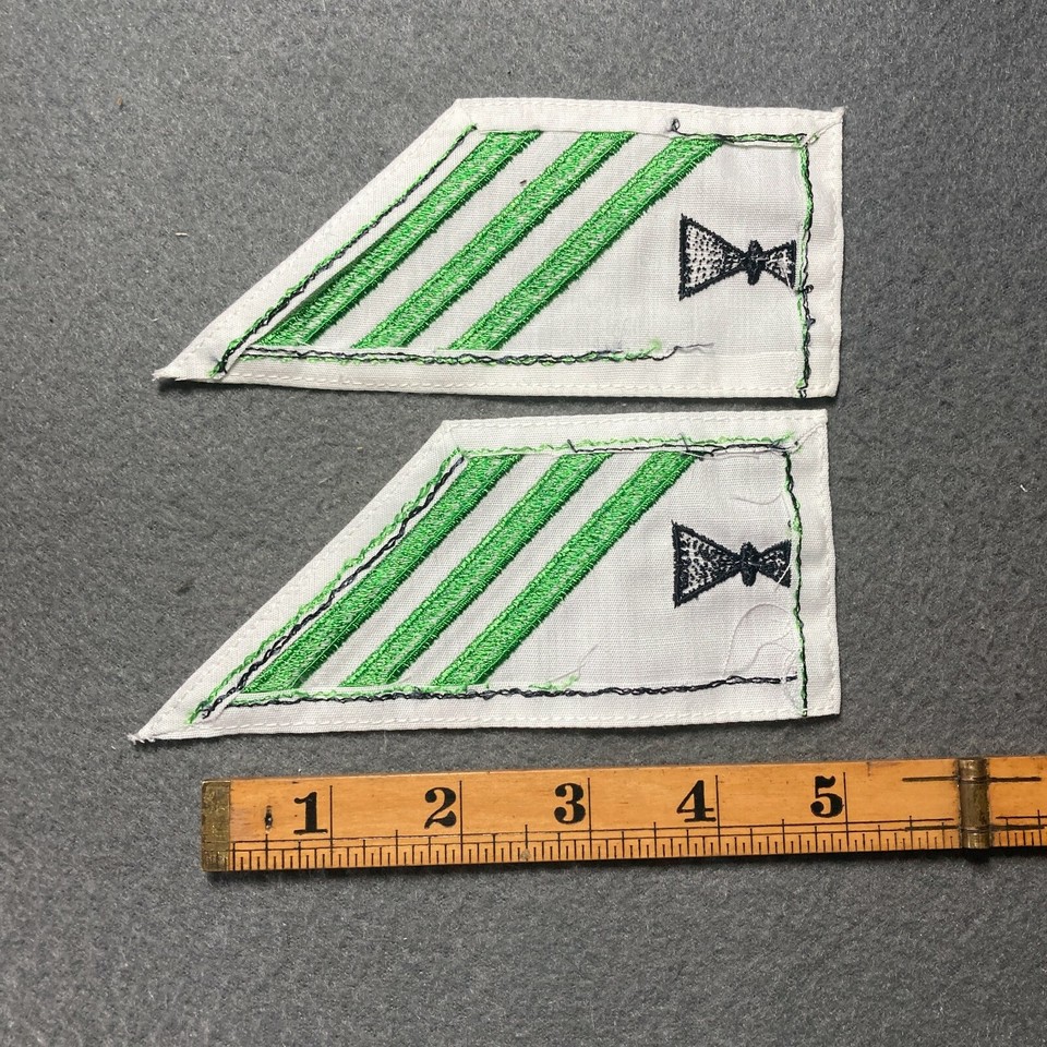 Pair Of US Navy Rating Photographers Mate First Class Patch Patches Q7 ...