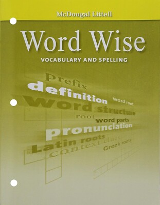 McDougal Littell Literature Word Wise 6 Vocabulary and Spelling 2008 ...