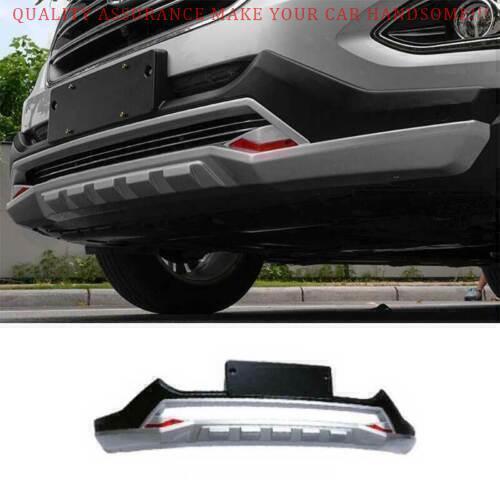 For Ford Edge 2015-2018 Silver Black Front Bumper Diffuser Spoiler ...