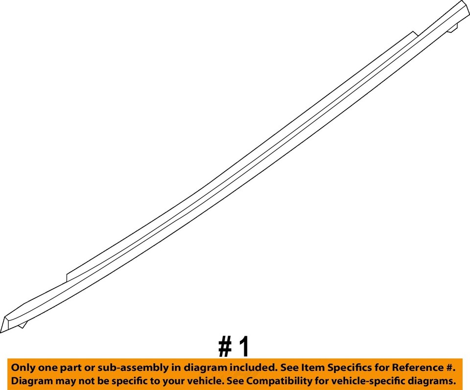 MAZDA OEM 14-18 3 Front Door Exterior Trim-Belt Molding BHP250650C | eBay