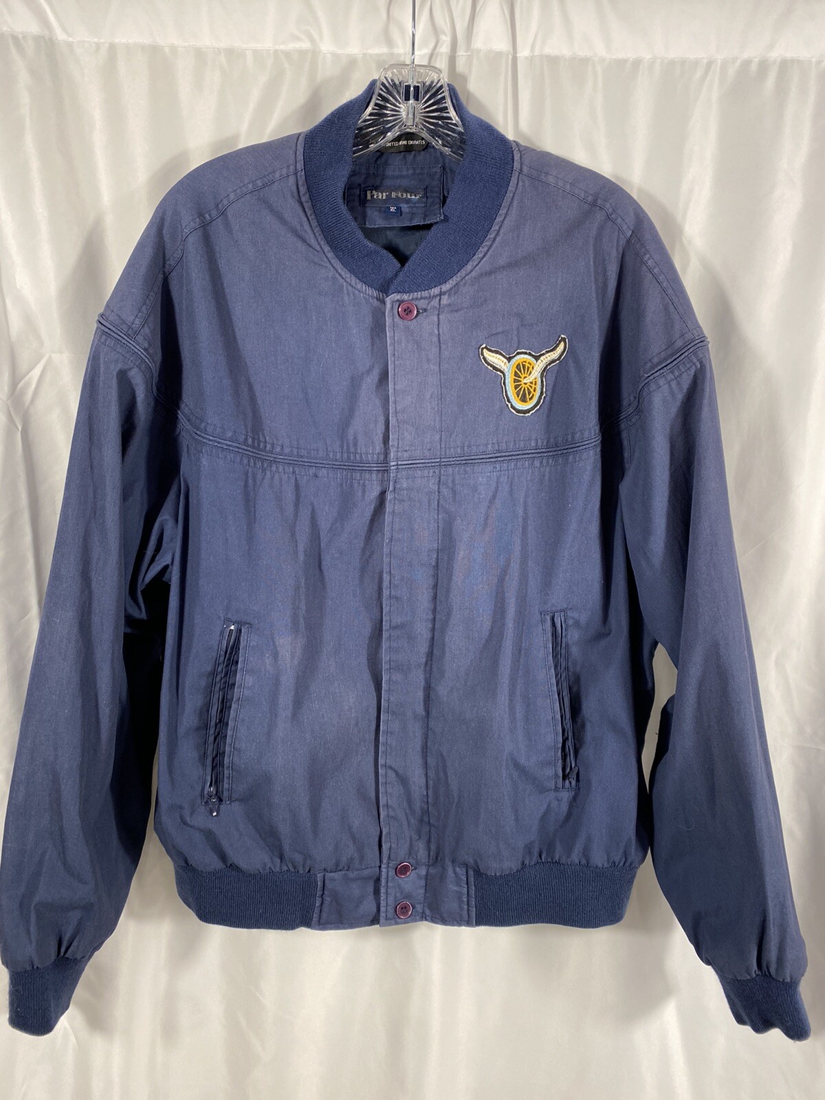 VTG Par Four Indy Race Car Logo Jacket 43XL - Gem