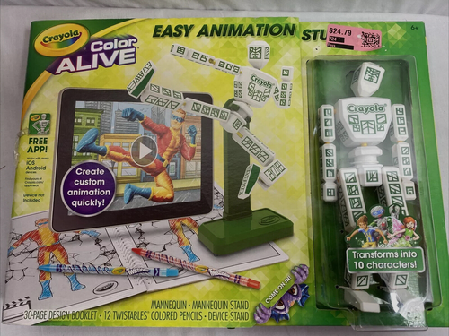Crayola Color Alive Real 3-D Graphics Kit EasyAnimation Studio with ...