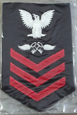 US Navy Aviation Storekeeper Female Cotton Rate E-6 Petty Officer 1st ...