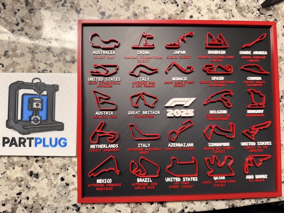 F1 Calendar Schedule 2025 Formula 1 For F1 Fan Racing Enthusiast Gift ...