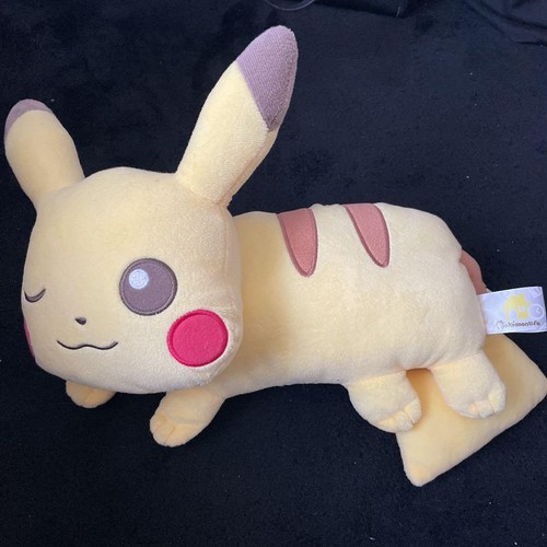 Pikachu Lying Down Plush Toy | eBay