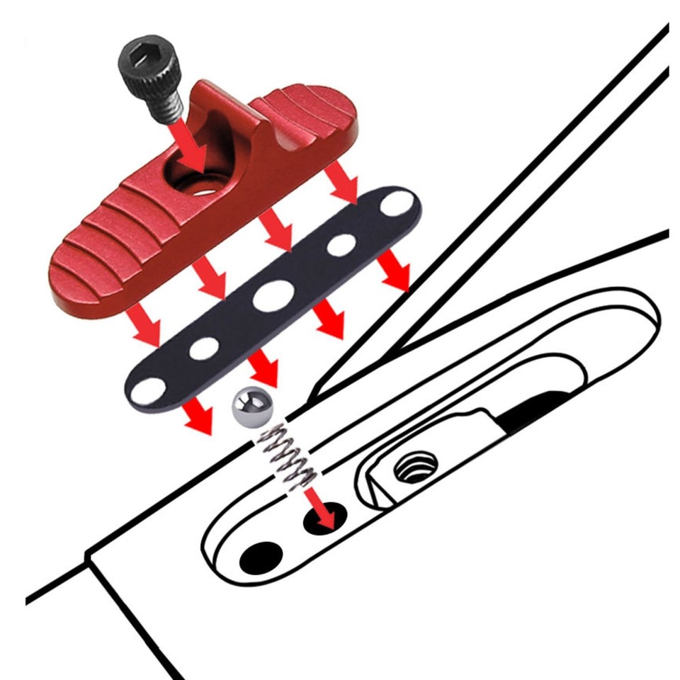 NDZ Mossberg 500 590 88 940 870 Safety Switch Detent Ball & Plate Kit ...