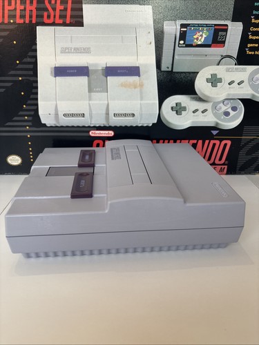 Super Nintendo Snes Console System Set Complete In Box CIB | eBay