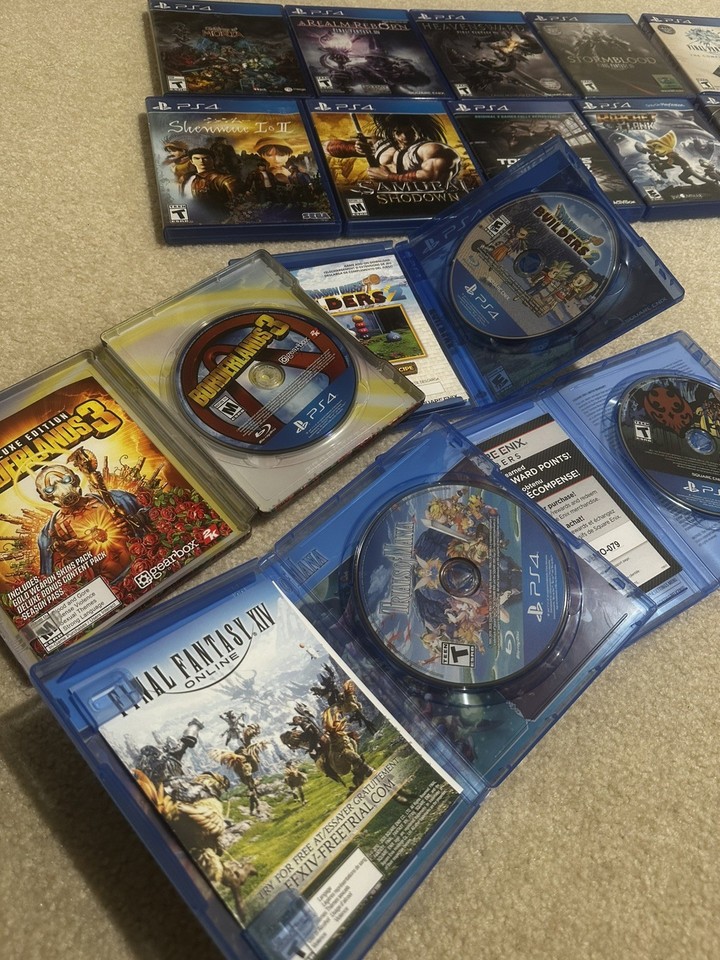 JRPG Sony Playstation 4 Games Lot of 14 (Ratchet, Tony Hawk, Final ...