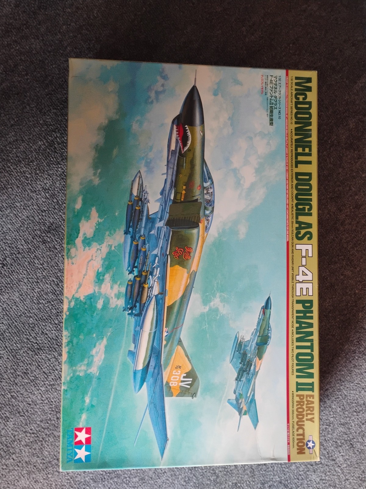 Tamiya 1/32nd Scale McDonnell Douglas F-4E Phantom II Plastic Model Kit ...