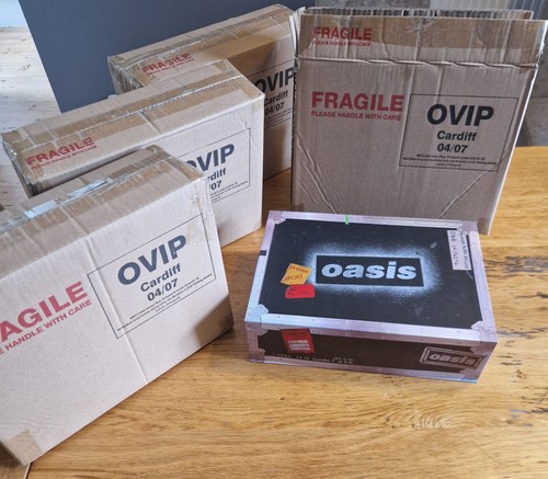 OASIS Live '25 VIP Merch Box Cardiff Opening Night 4th July. Sealed ...