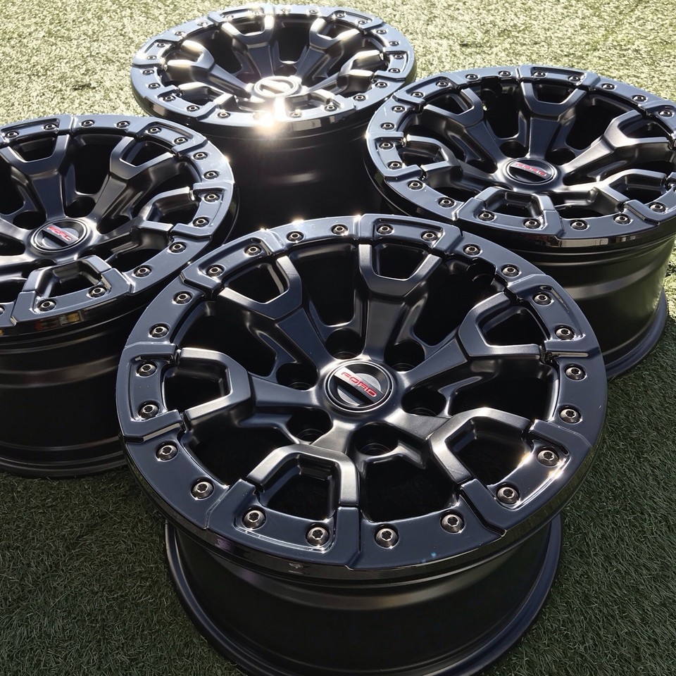 17 FORD RAPTOR BRONCO F150 RIMS OEM STOCK WHEELS FACTORY BLACK ...