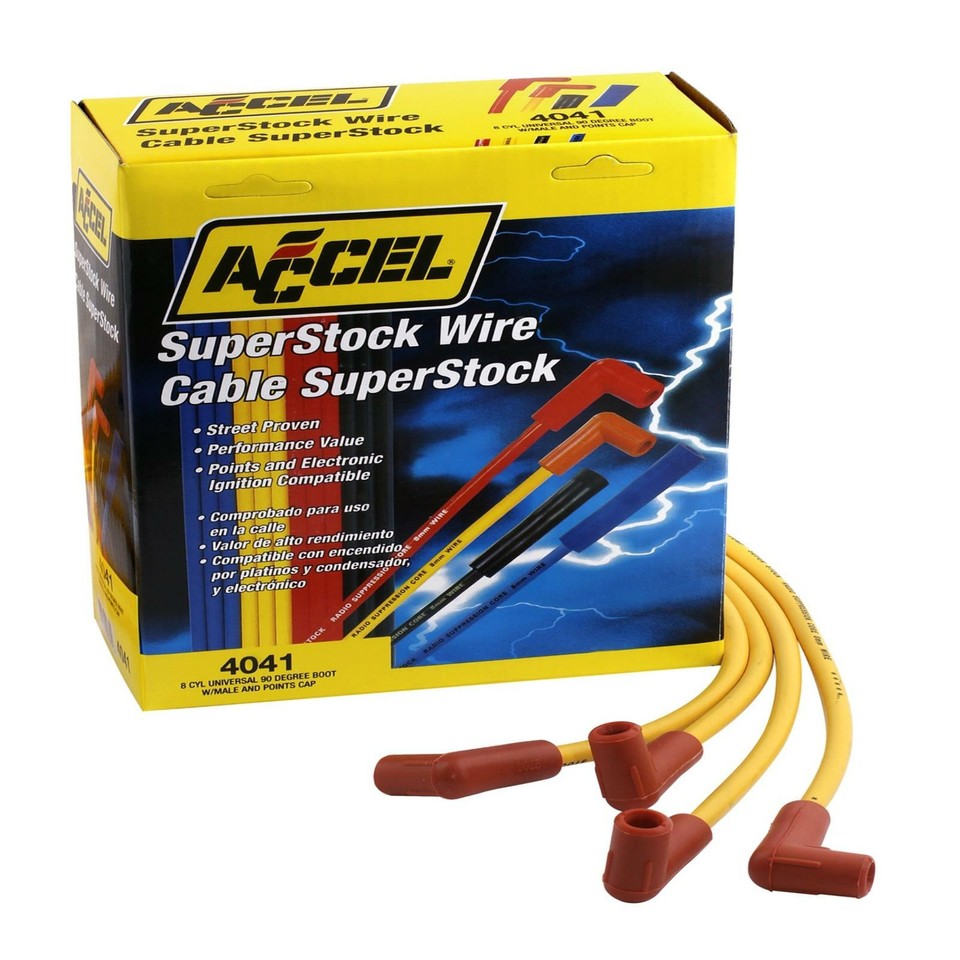 ACCEL Universal Fit Spark Plug Wire Set For 1978 Pontiac Phoenix 9368EF ...