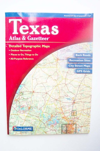 Texas Atlas & Gazetteer, Detailed Topographic Maps, All-Purpose ...